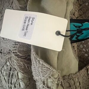 Jaded Gypsy | Tops | Jaded Gypsy Dream Weaver Tunic Tank Boho Crochet ...